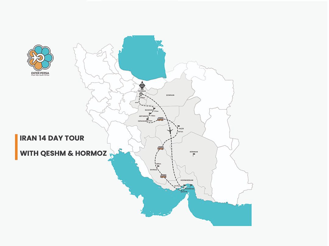 Iran 14-Day Tour with Qeshm & Hormoz - Iran Travel Agency